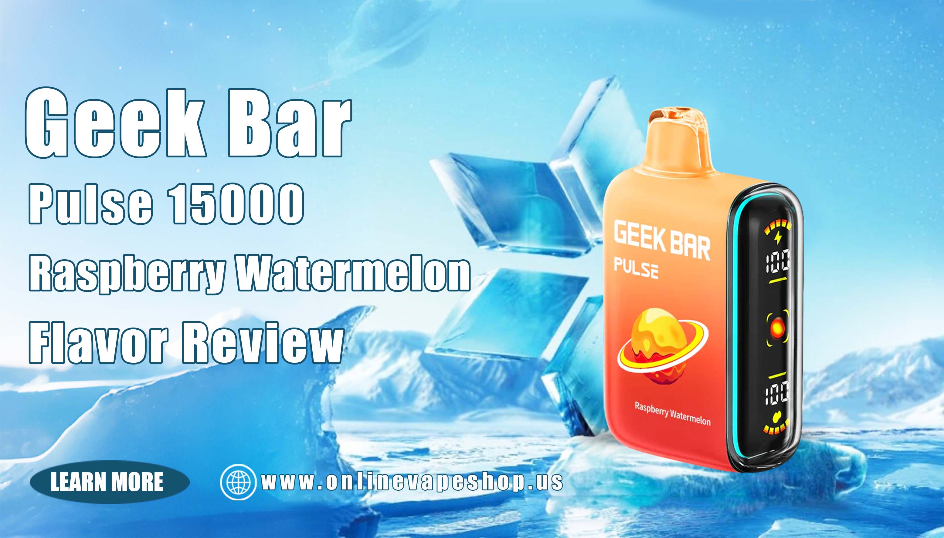 Raspberry Watermelon Geek Bar Pulse 15000 Review